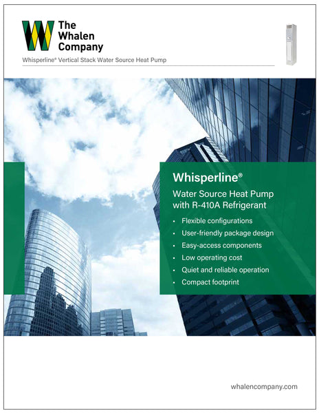 Whisperline® Water Source Heat Pump Brochure (25 pack) – The Whalen Company